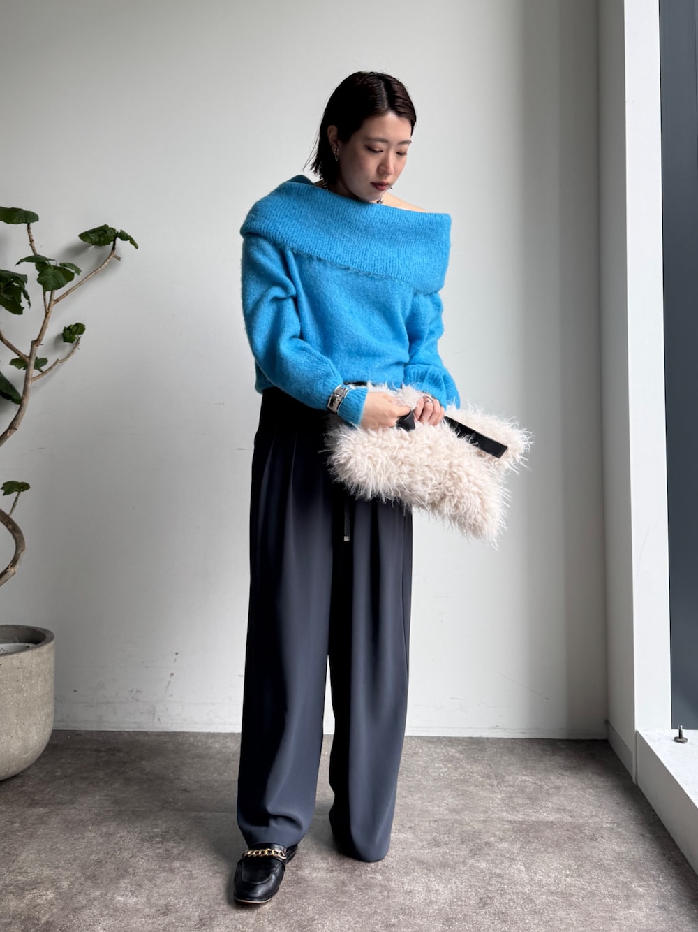 yu(DouDou)｜DouDouのスラックスを使ったコーディネート - WEAR