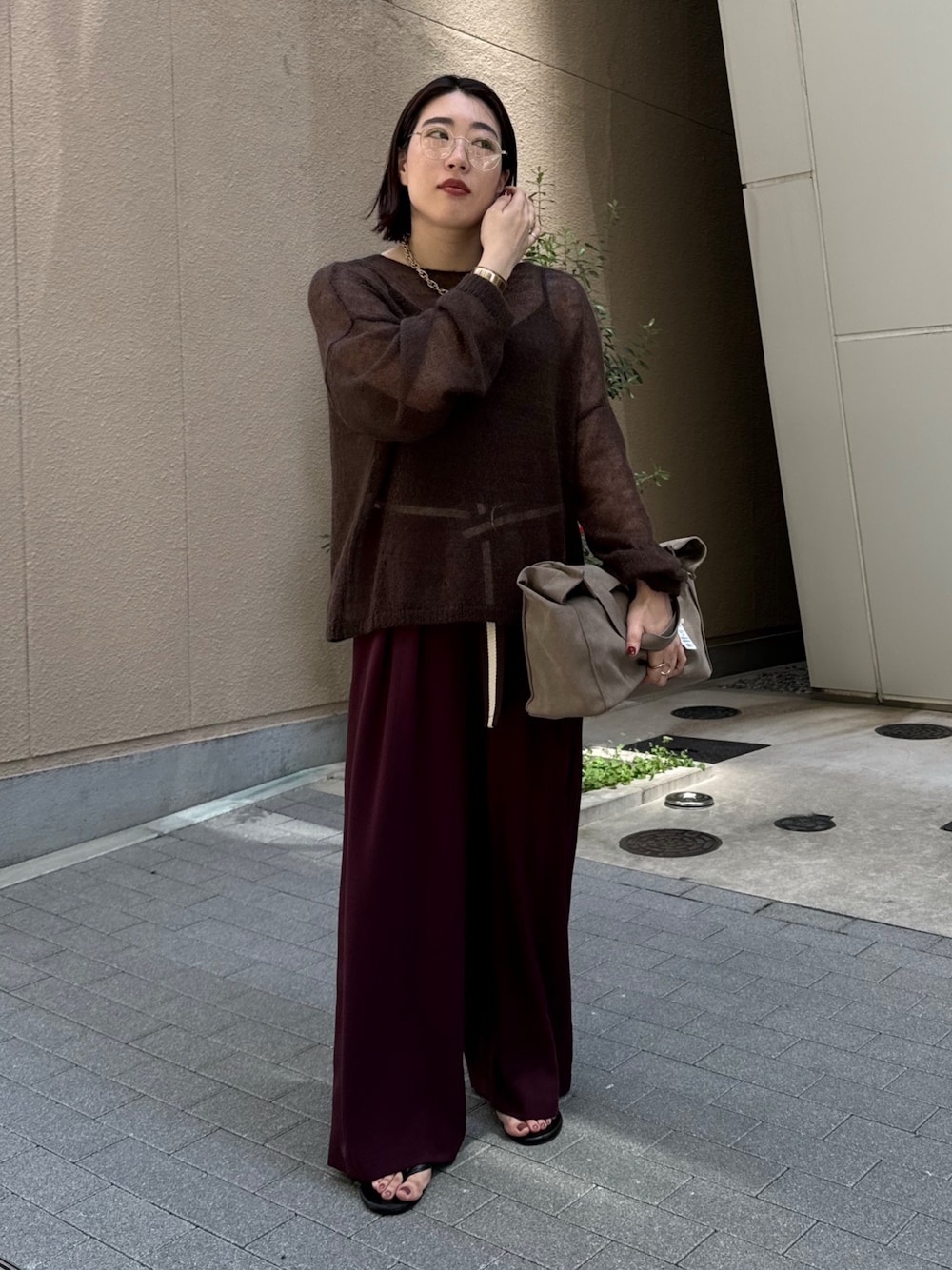 yu(DouDou)｜DouDouのスラックスを使ったコーディネート - WEAR