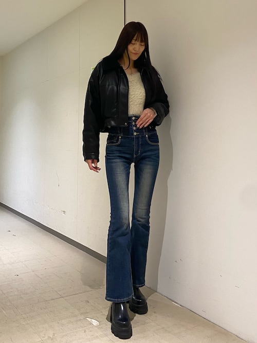 中村樹李亜(EMODA)｜EMODAのデニムパンツを使ったコーディネート - WEAR