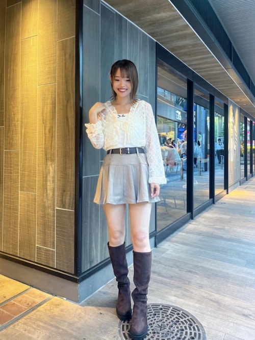 AKANE(MAJESTIC LEGON )｜MAJESTIC LEGONのブーツを使ったコーディネート - WEAR