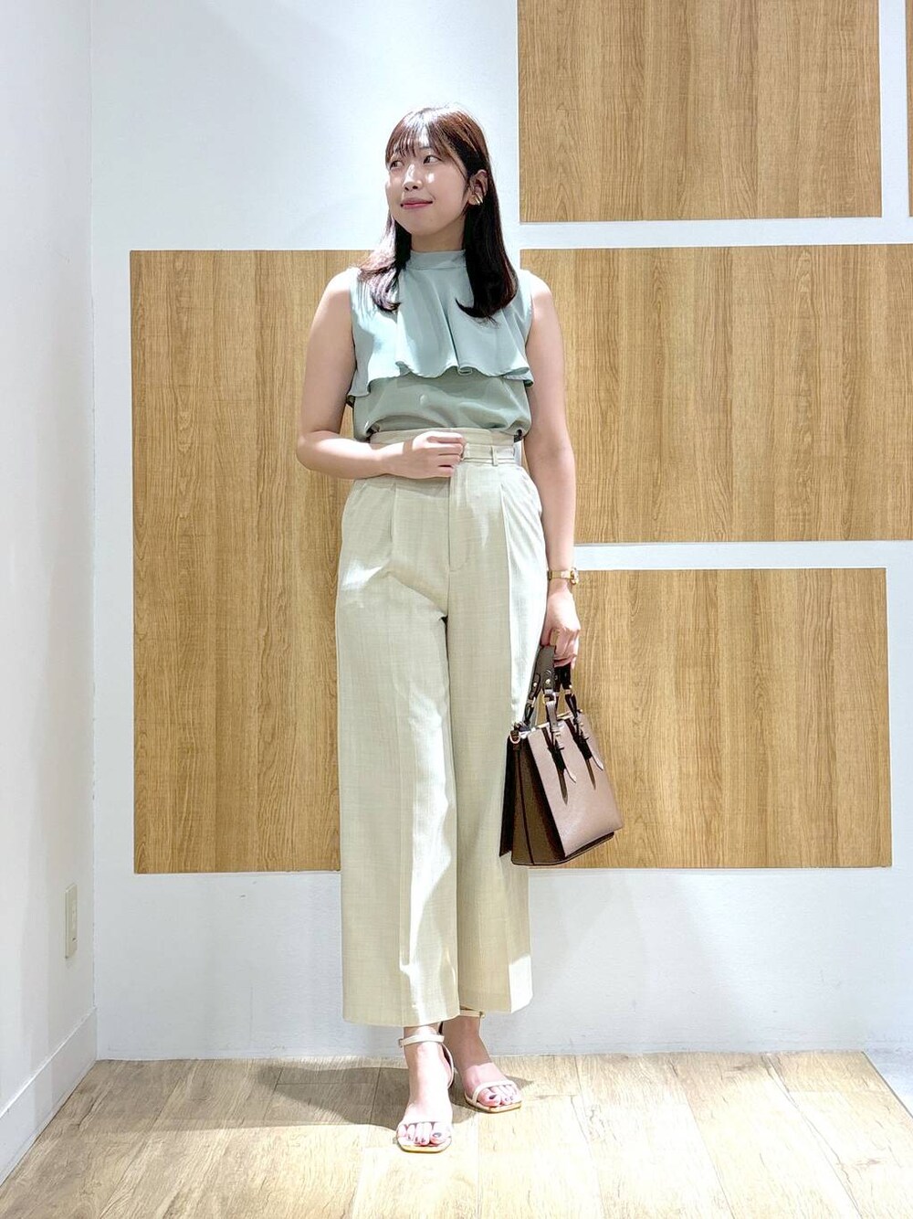 andemiu_mizuki(Andemiu ルミネエスト)｜Andemiuのスラックスを使ったコーディネート - WEAR