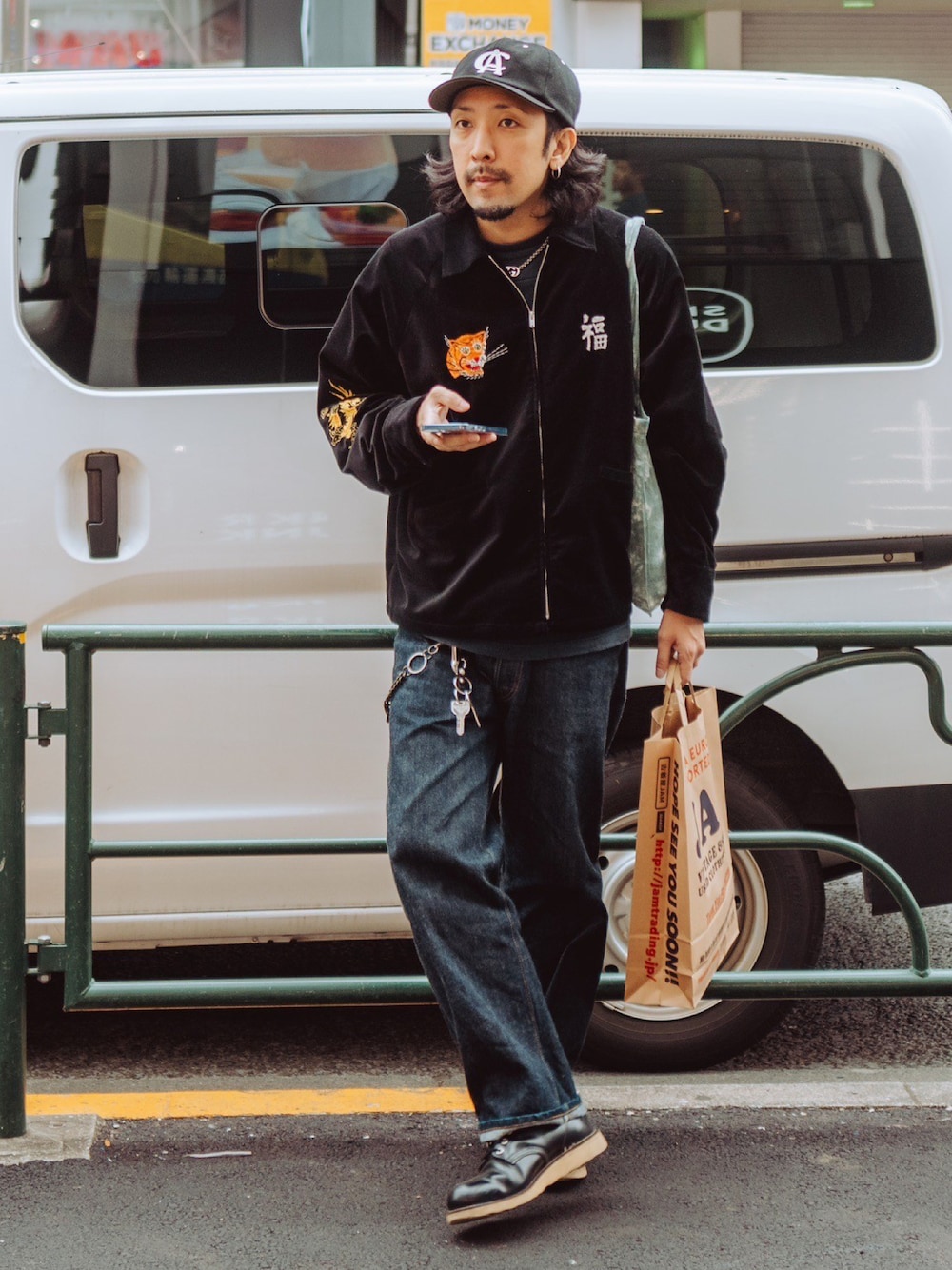 tomozo｜SUGAR CANEのデニムパンツを使ったコーディネート - WEAR