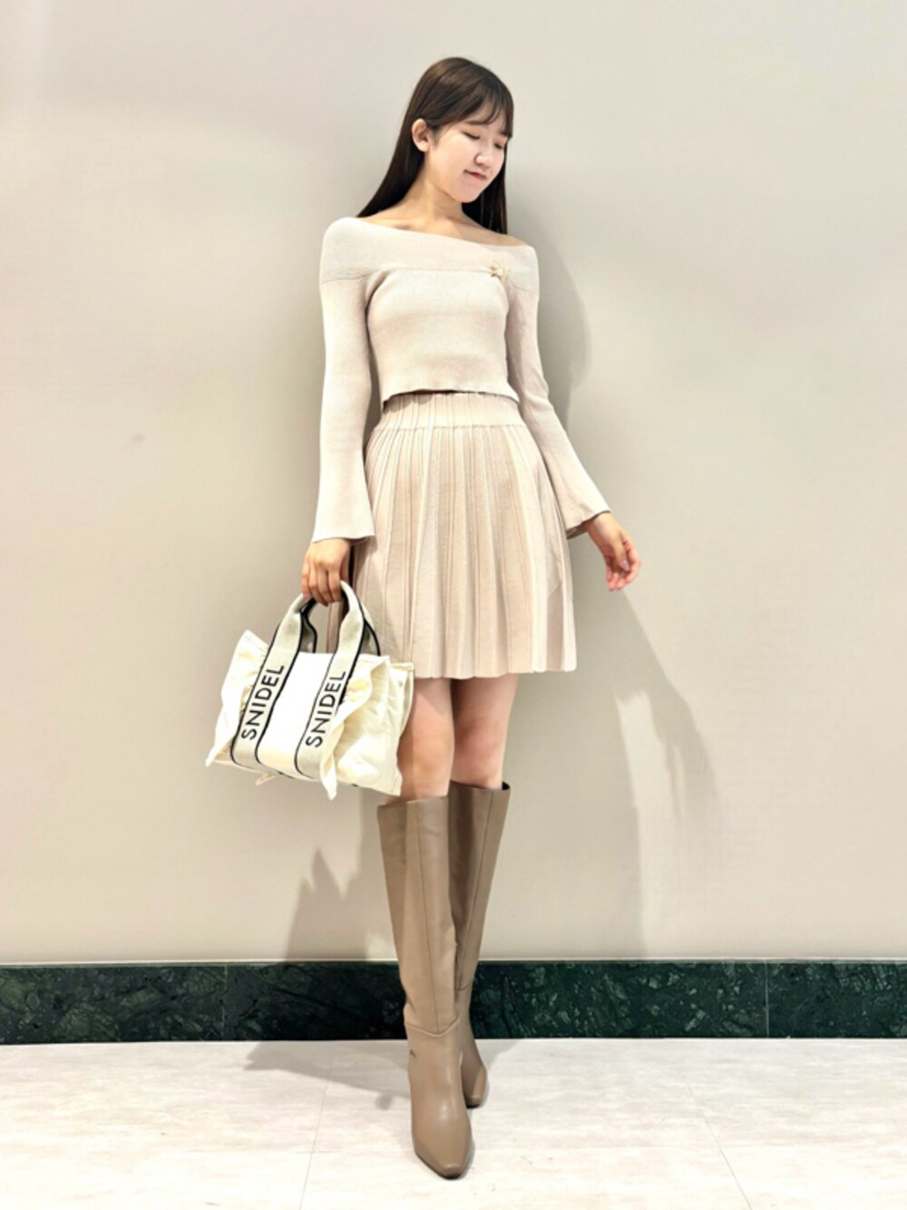 SNIDEL(SNIDEL)｜SNIDELのニット/セーターを使ったコーディネート - WEAR