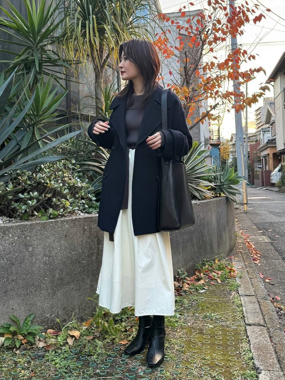 ぽ ん(Andemiu 本社)｜Andemiuのピーコートを使ったコーディネート - WEAR