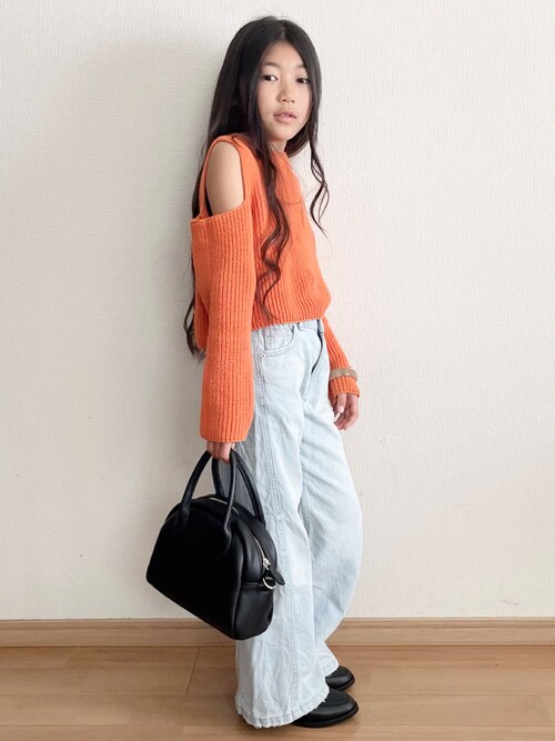 rena｜ZARA KIDSのデニムパンツを使ったコーディネート - WEAR