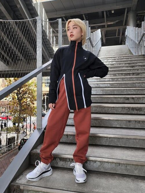 adidas Brand Core Storeアディダス スタッフさんのナイロンジャケットを使ったコーディネート - ZOZOTOWN