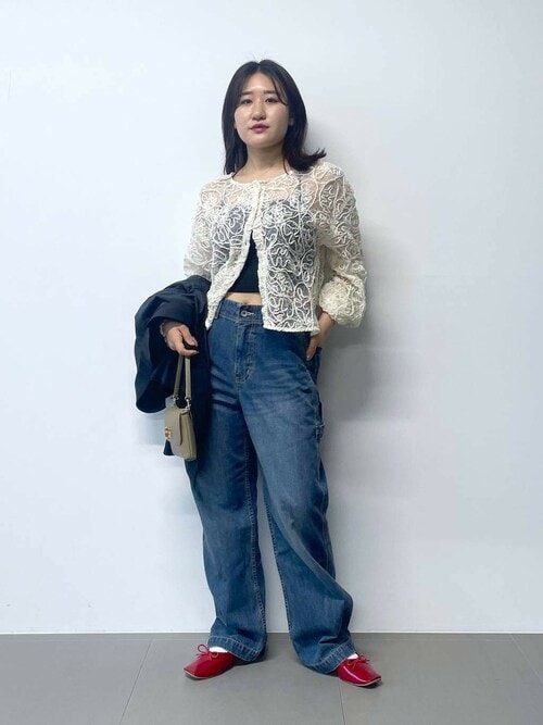 SALOON STAFF(SALOON本部)｜saloonのデニムパンツを使ったコーディネート - WEAR