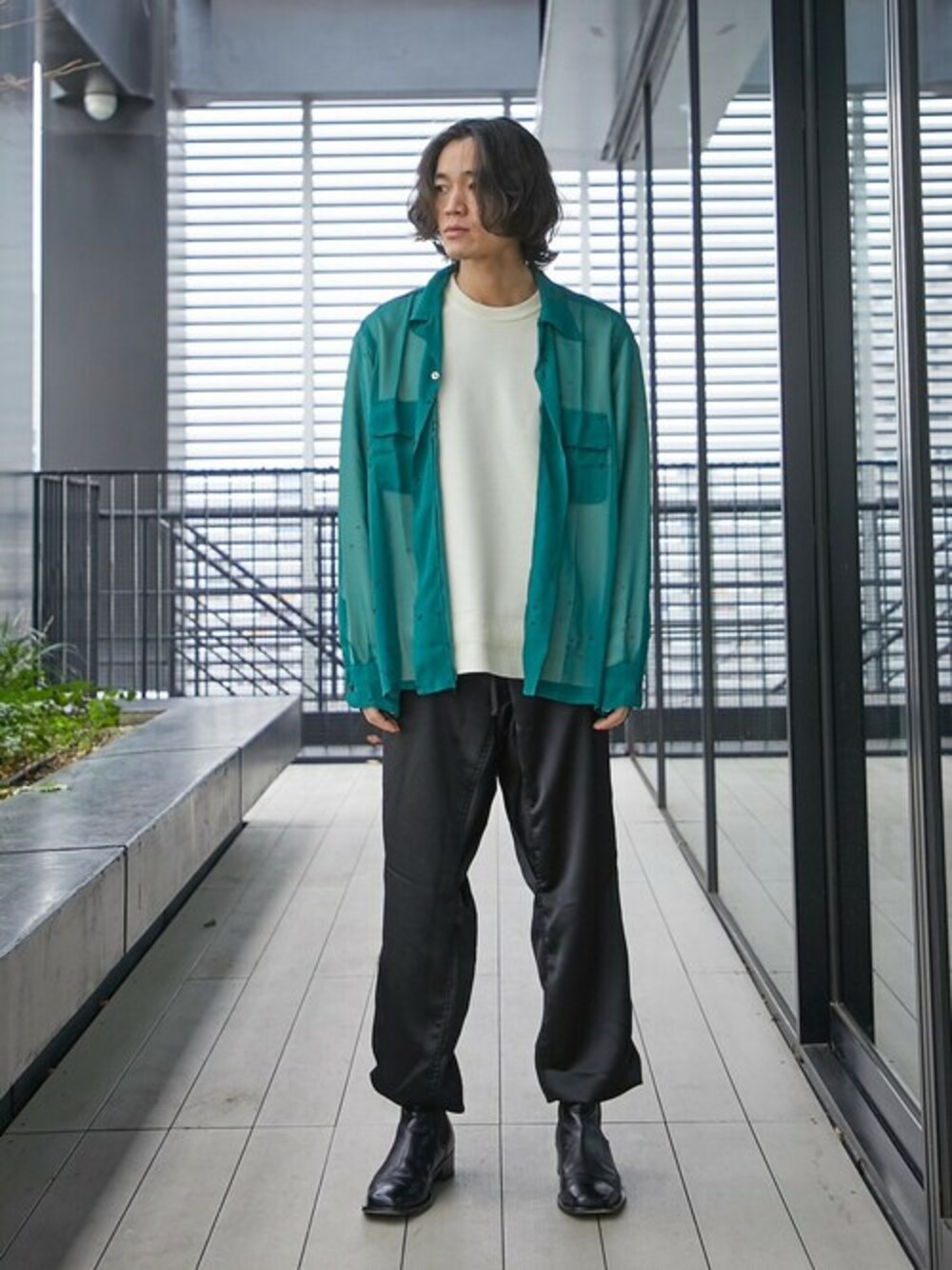 Needles(ニードルス)の「Classic Shirt - Poly Chiffon Needles(ニードルス)の「Classic Shirt - Poly Chiffon