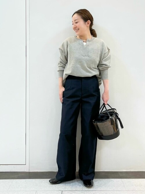 kayo(HUMAN WOMAN 浦和伊勢丹)｜human womanのニット/セーターを使ったコーディネート - WEAR