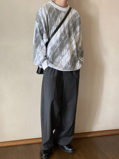 有馬。｜LIDNMのスラックスを使ったコーディネート - WEAR