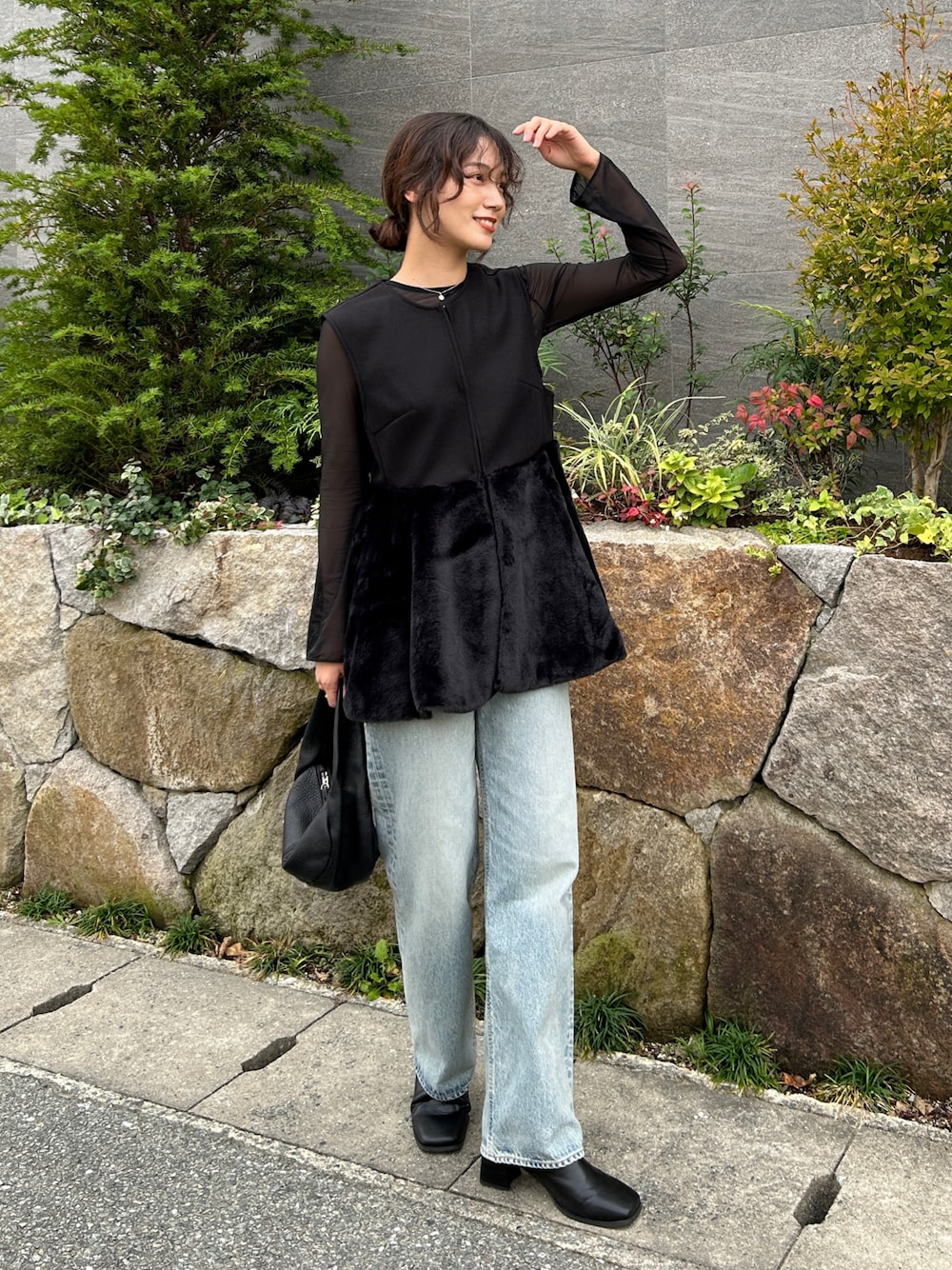 𝚊𝚔𝚘｜RANANのベストを使ったコーディネート - WEAR