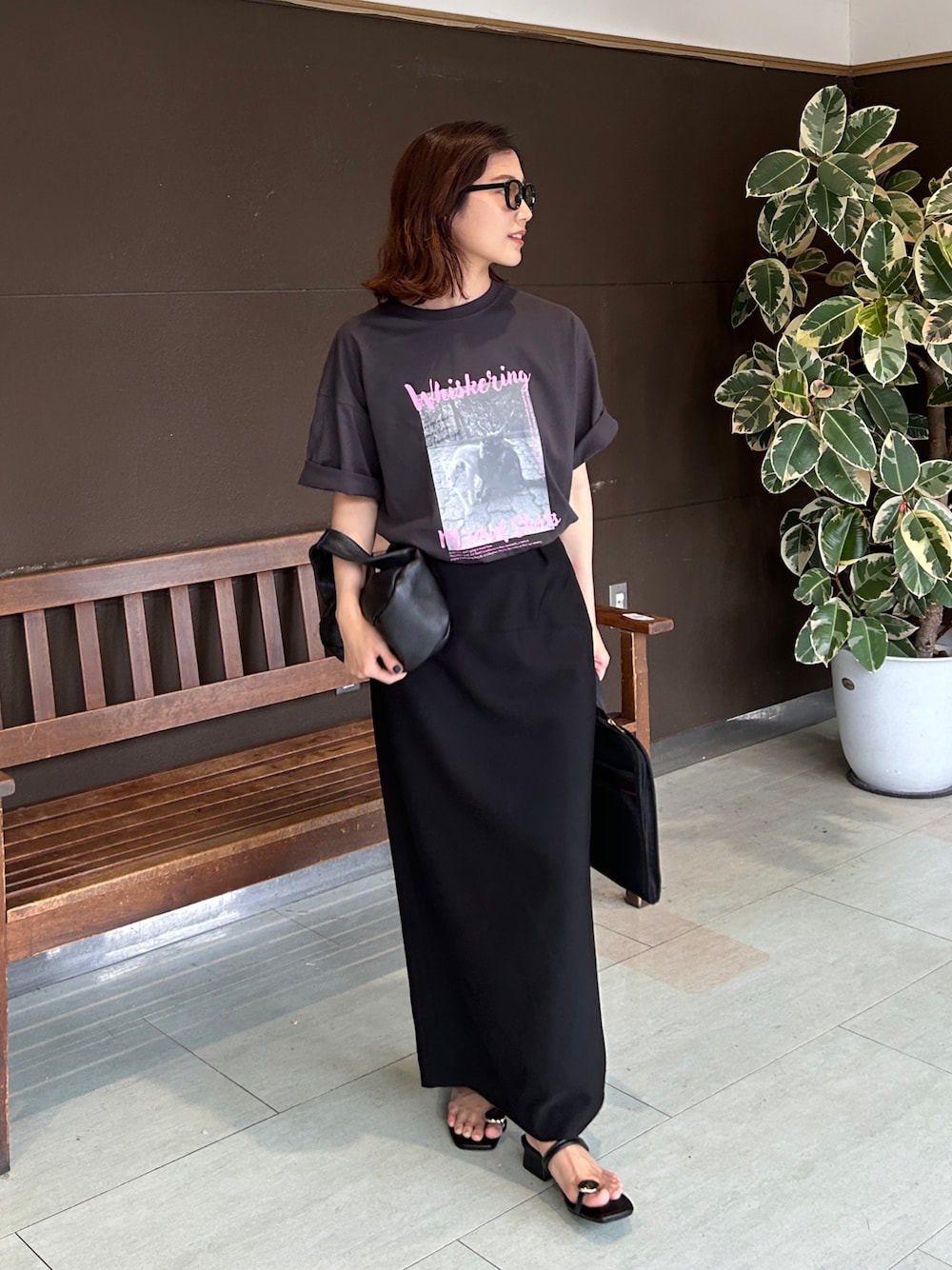 𝚔𝚘𝚌𝚘𝚊｜tiptopのTシャツ/カットソーを使ったコーディネート - WEAR