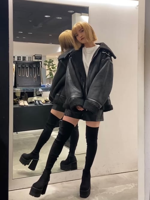 武田香澄(EMODA)｜EMODAのブルゾンを使ったコーディネート - WEAR