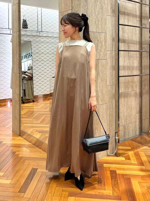 セール】クールタッチ2WAYキュプラ混キャミワンピース（ワンピース