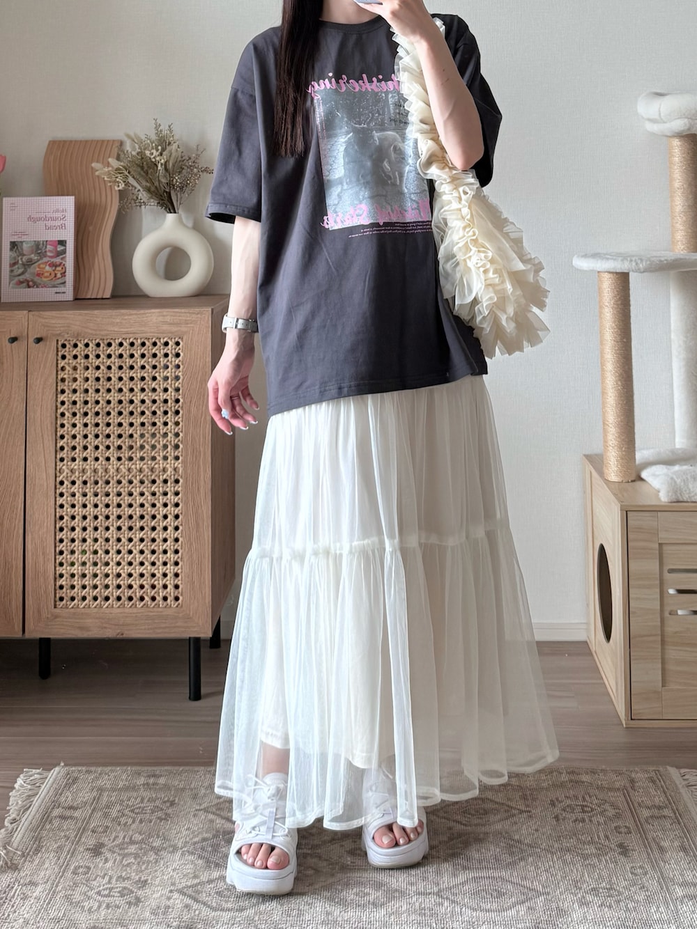 naochi｜tiptopのTシャツ/カットソーを使ったコーディネート - WEAR