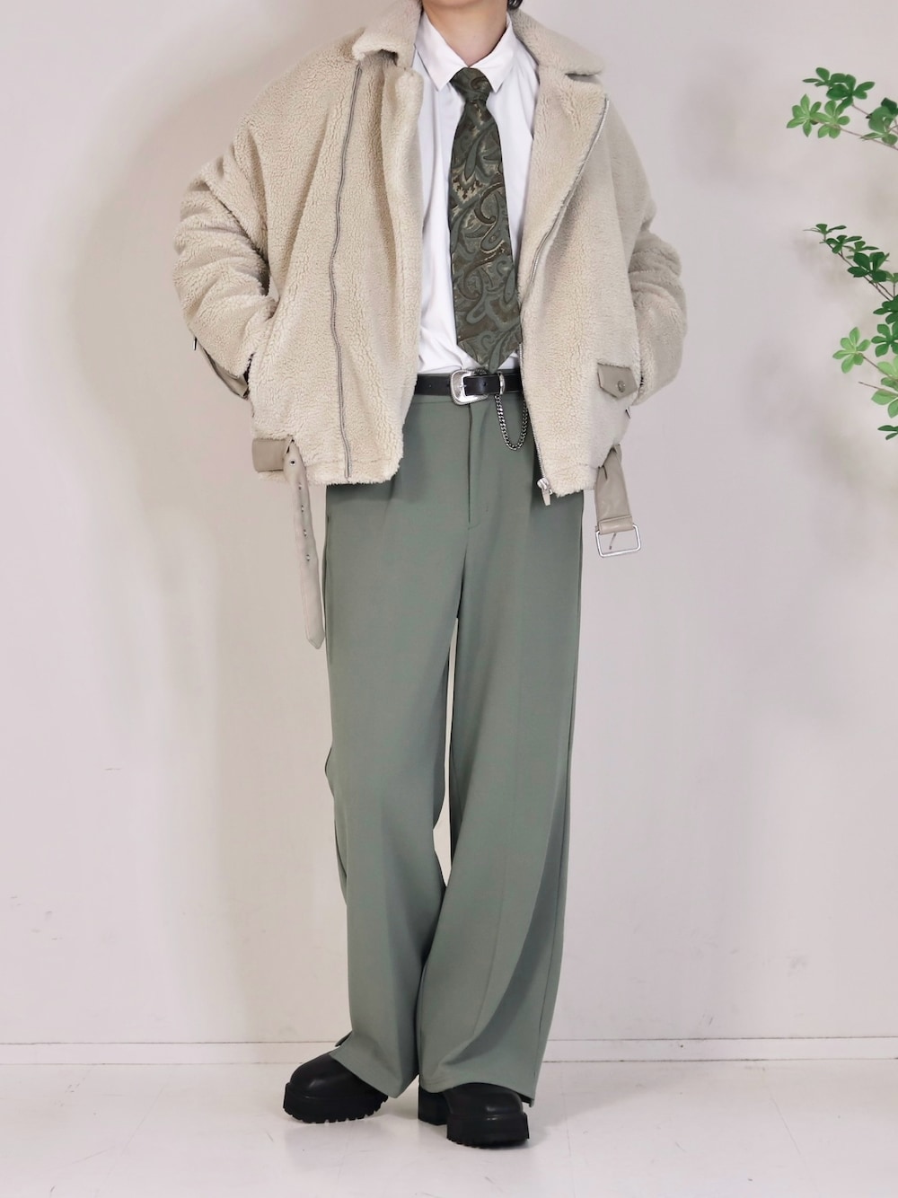 Mr.SZK｜WONDER WONDERのスラックスを使ったコーディネート - WEAR