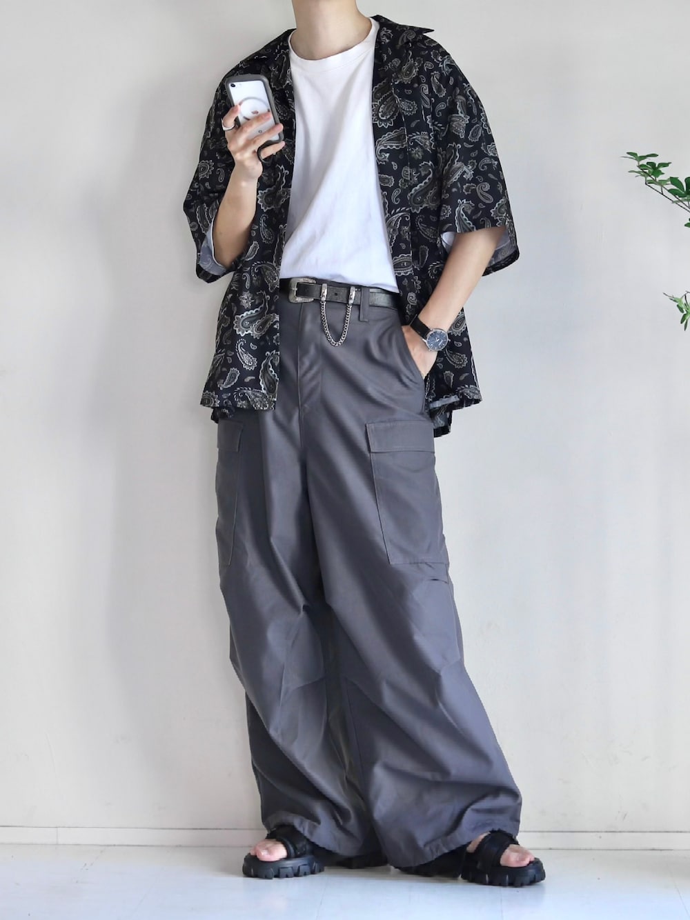 Mr.SZK｜WONDER WONDERのサンダルを使ったコーディネート - WEAR