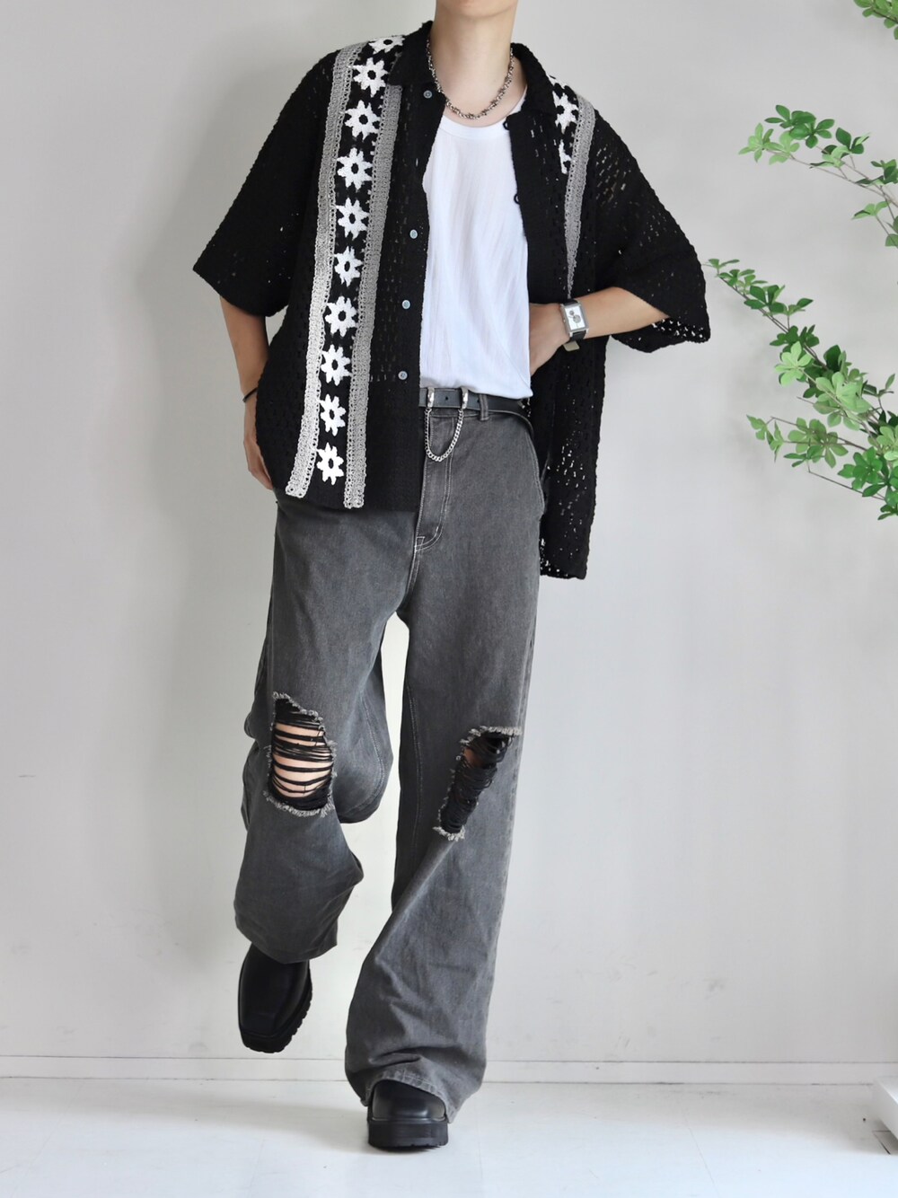 Mr.SZK｜WONDER WONDERのデニムパンツを使ったコーディネート - WEAR