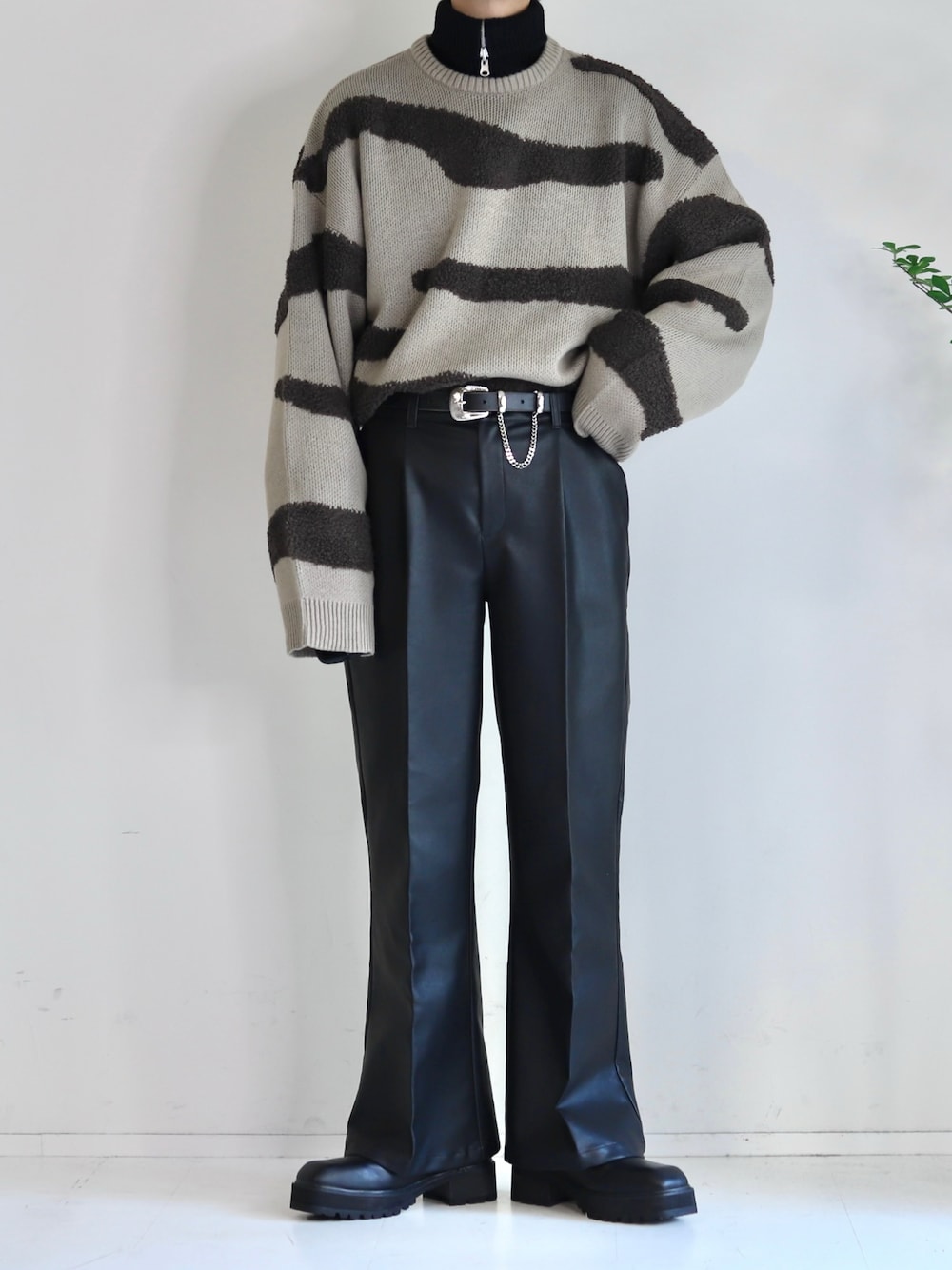 Mr.SZK｜WONDER WONDERのニット/セーターを使ったコーディネート - WEAR