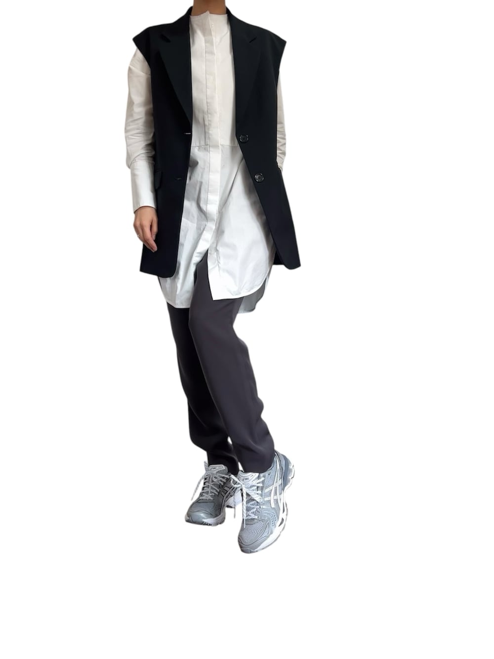 mmmmm000 _style｜GUのベストを使ったコーディネート - WEAR