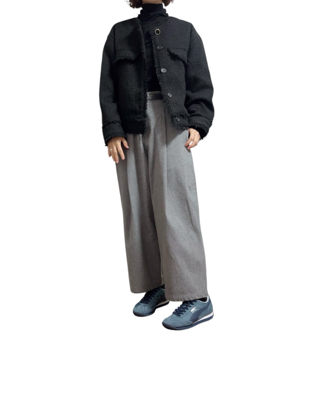 mmmmm000 _style｜VISのノーカラージャケットを使ったコーディネート - WEAR