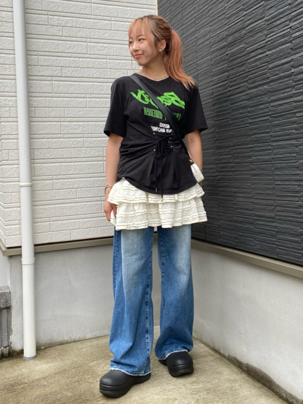 miyu kaneko (PAGEBOY三宮センター街店)｜LAGUA GEMのデニムパンツを使ったコーディネート - WEAR