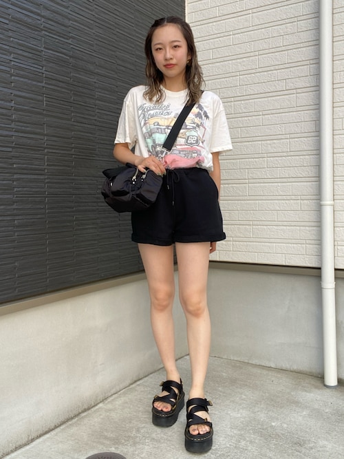 miyu kaneko ｜Dr. Martensのサンダルを使ったコーディネート - WEAR