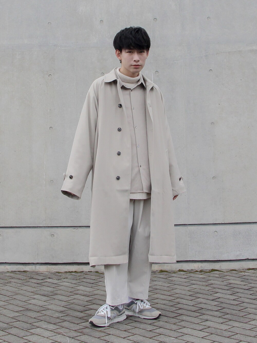 けい｜CLELのステンカラーコートを使ったコーディネート - WEAR