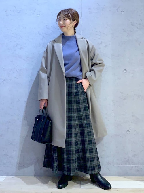 hanae（LEPSIMイーアスつくば）｜LEPSIMのチェスターコートを使ったコーディネート - WEAR
