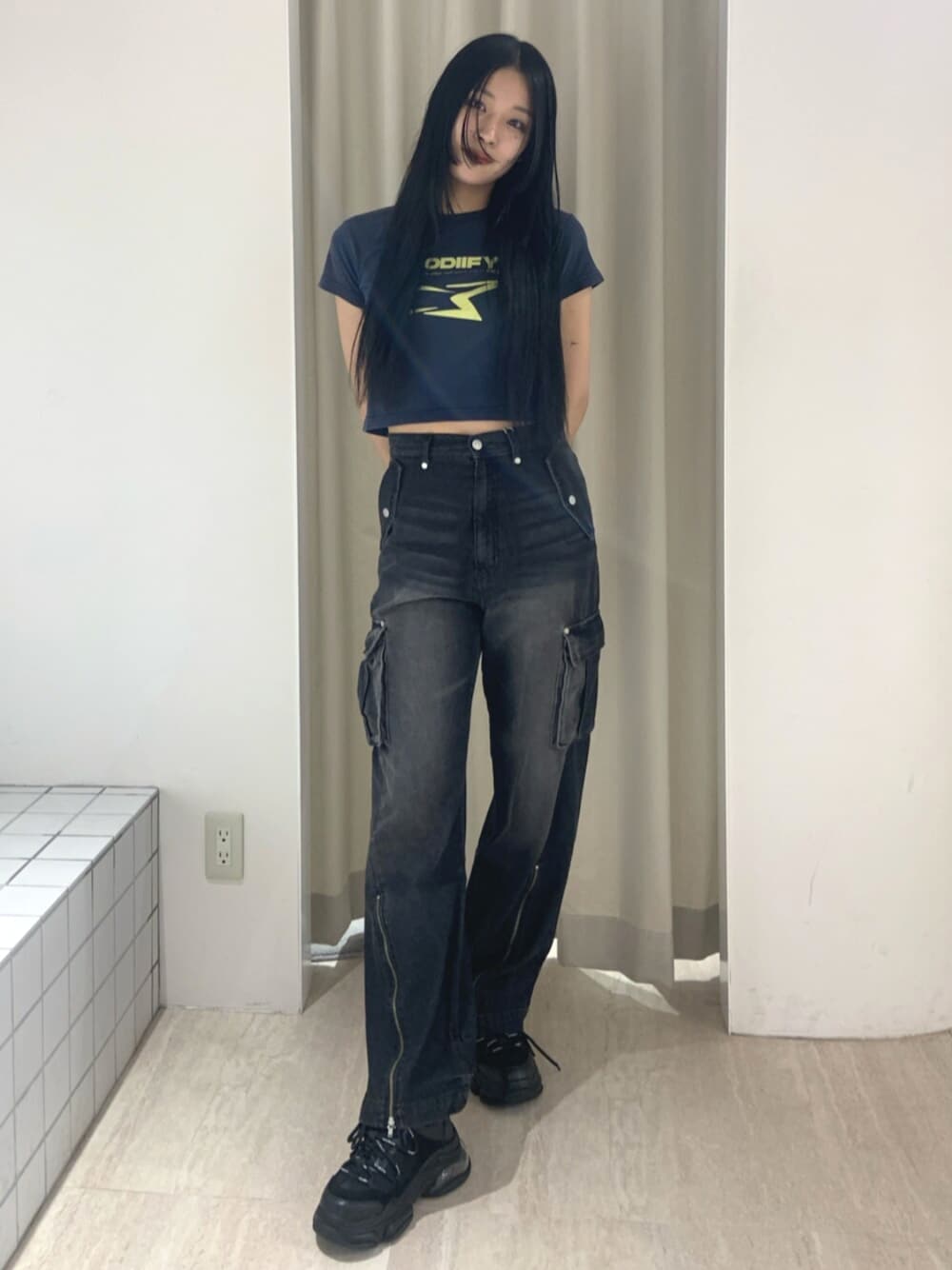 成田すみれ(MURUA)｜MURUAのTシャツ/カットソーを使ったコーディネート - WEAR