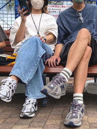 heyhey｜New Balanceのスニーカーを使ったコーディネート - WEAR