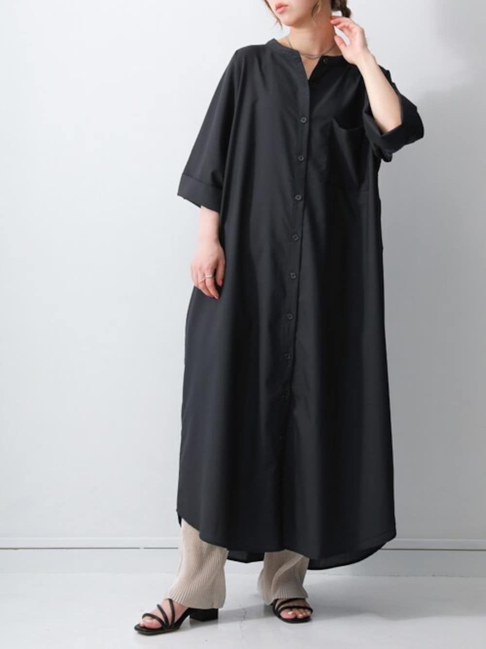 osharewalker staff(osharewalker ZOZO店)｜osharewalkerのシャツワンピースを使ったコーディネート - WEAR