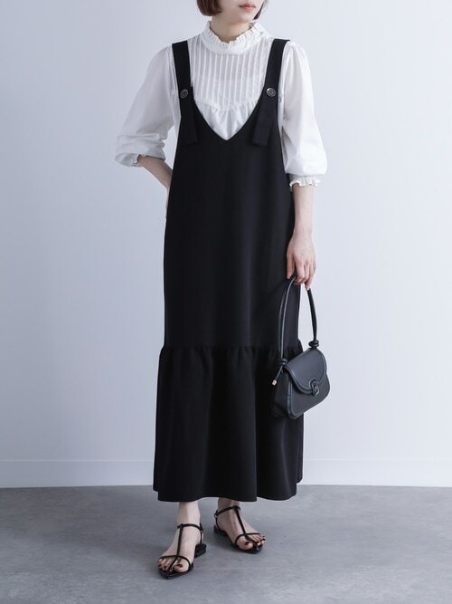 osharewalker staff(osharewalker ZOZO店)｜n'OrLABELのジャンパースカートを使ったコーディネート - WEAR