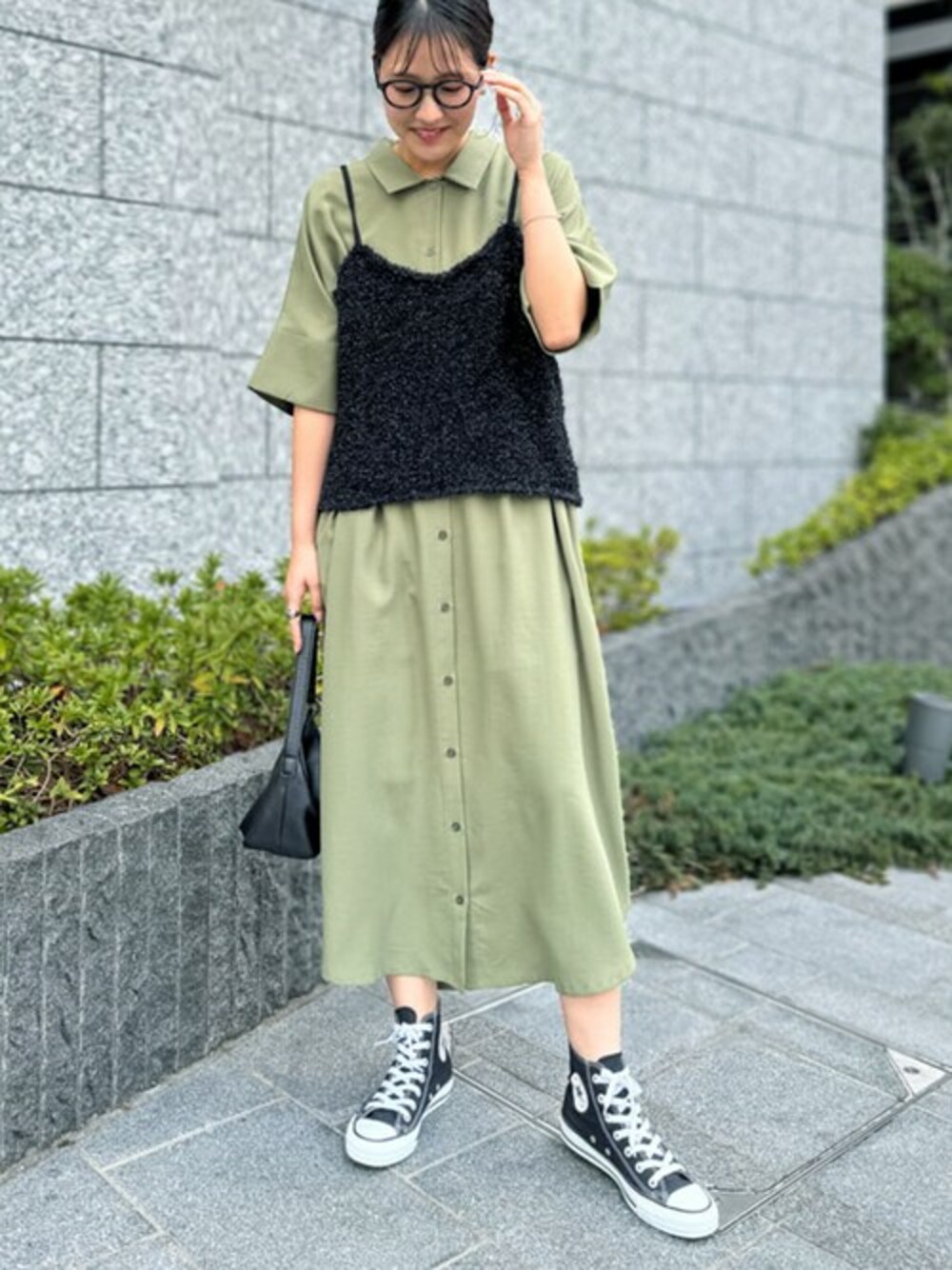 osharewalker staff(osharewalker ZOZO店)｜n'OrLABELのシャツワンピースを使ったコーディネート - WEAR