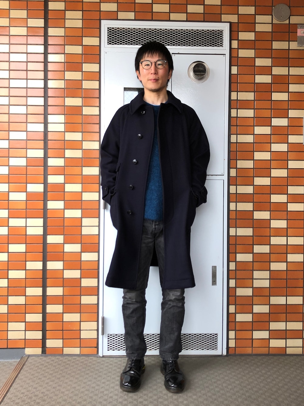 Daisuke A｜Kaptain Sunshineのステンカラーコートを使ったコーディネート - WEAR