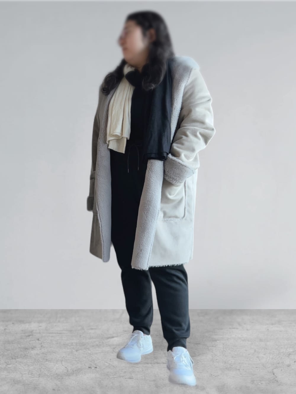 アユミ - オンガクス｜SUPURE (PALEMOBA)のムートンコートを使ったコーディネート - WEAR