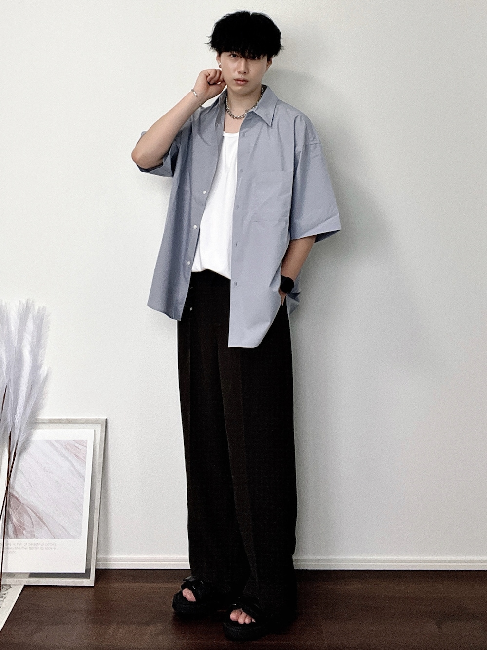 YUHEI｜WYM LIDNMのシャツ/ブラウスを使ったコーディネート - WEAR