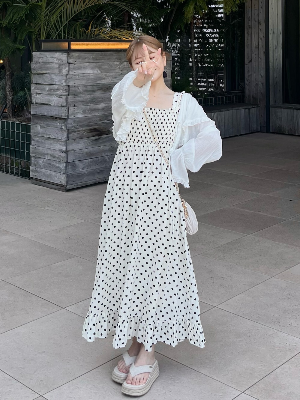 miyu Ӧ｜ZARAのワンピースを使ったコーディネート - WEAR