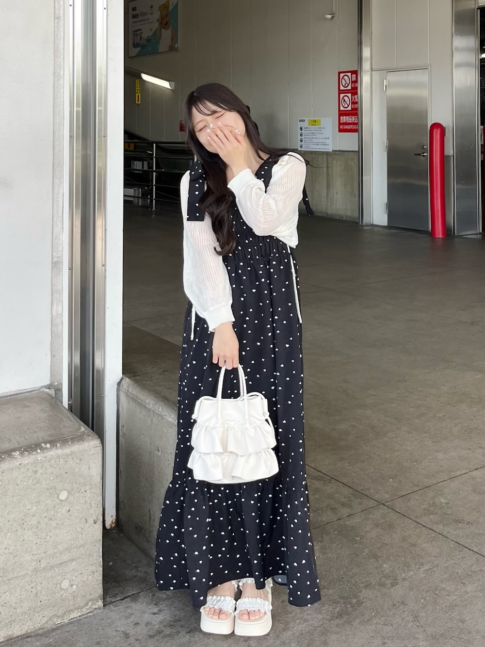 miyu Ӧ｜GRLのワンピースを使ったコーディネート - WEAR