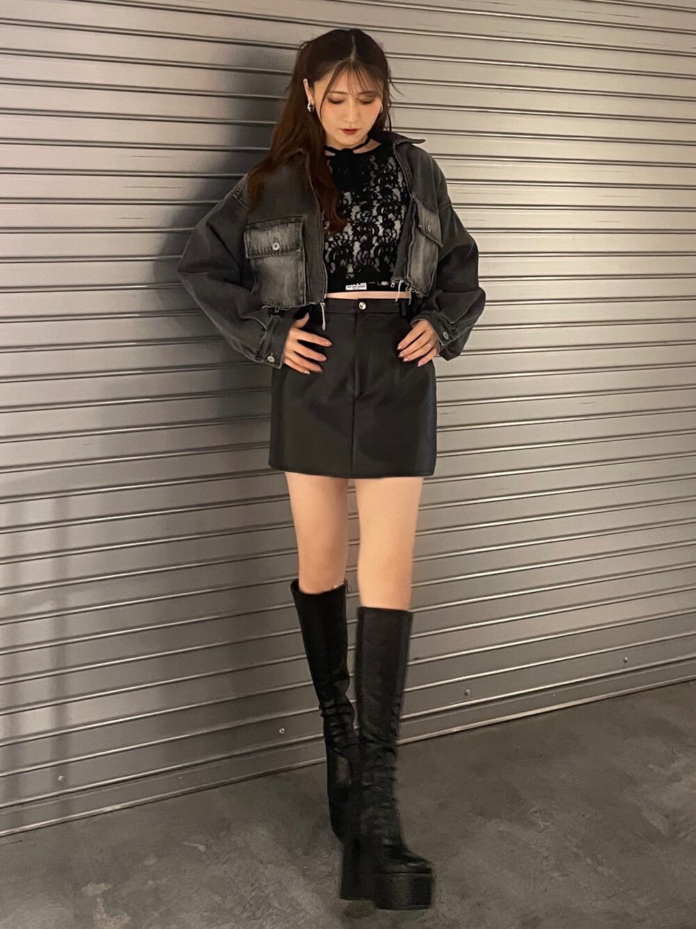 nana(SPIRALGIRL 梅田EST店)｜SPIRALGIRLのスカートを使ったコーディネート - WEAR