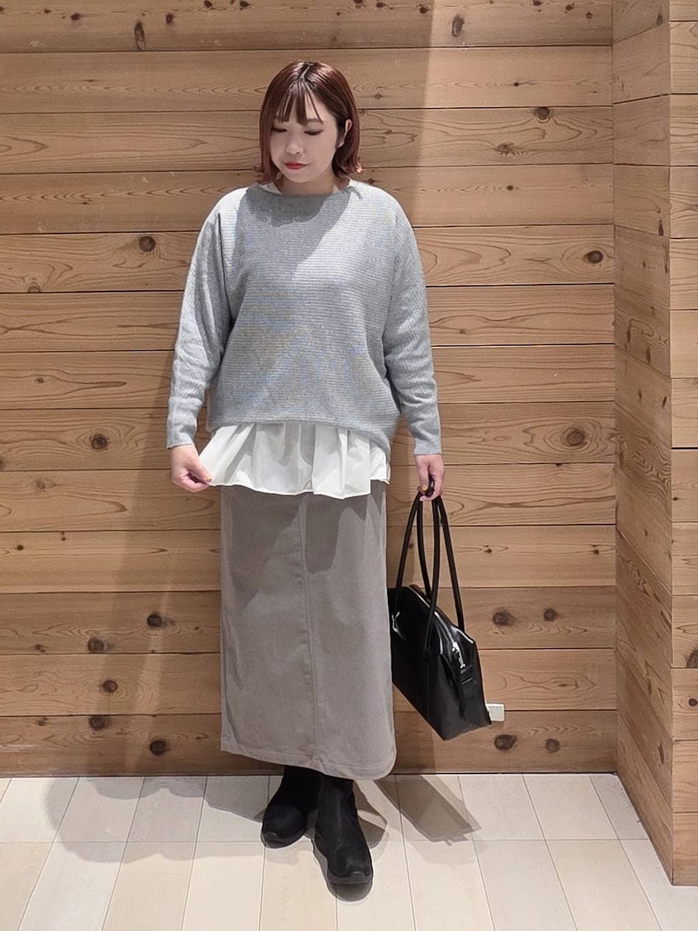 テソ子(GLOBAL WORK ららぽーと和泉)｜GLOBAL WORKのボストンバッグを使ったコーディネート - WEAR