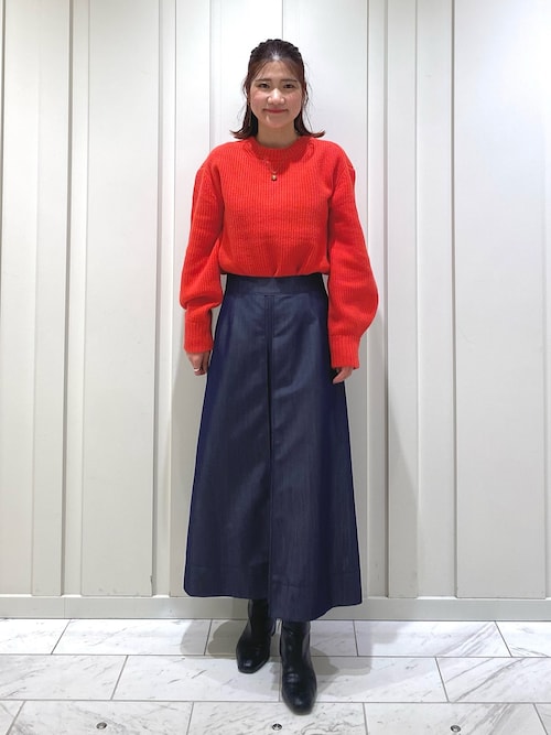 YUME(INDIVI OFFICIAL)｜INDIVIのニット/セーターを使ったコーディネート - WEAR