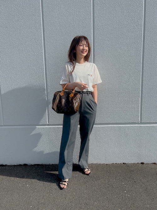 aya｜Maison KitsuneのTシャツ/カットソーを使ったコーディネート - WEAR