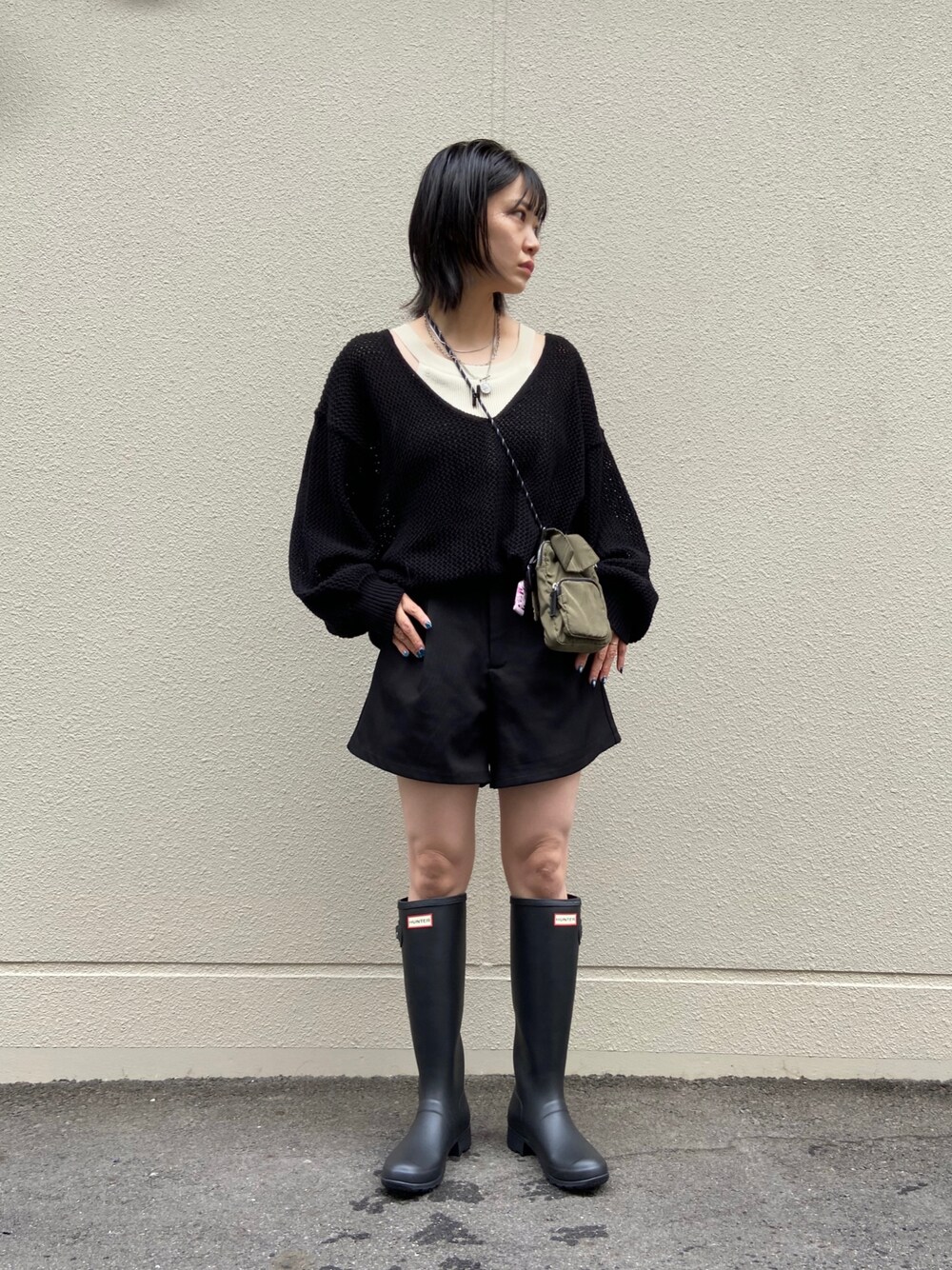 uno.｜HUNTERのレインシューズを使ったコーディネート - WEAR