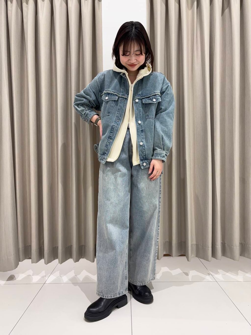 おはね(SENSE OF PLACE ららぽーと海老名)｜KBFのデニムパンツを使ったコーディネート - WEAR