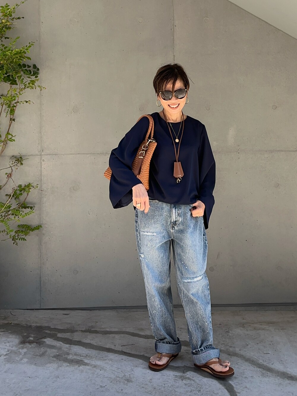 Yoko Ishibashi｜Lazo_N33°のデニムパンツを使ったコーディネート - WEAR