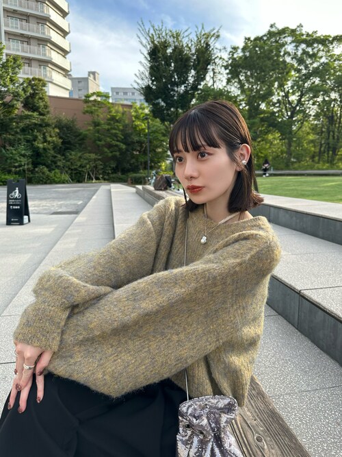 まる｜hinariのニット/セーターを使ったコーディネート - WEAR