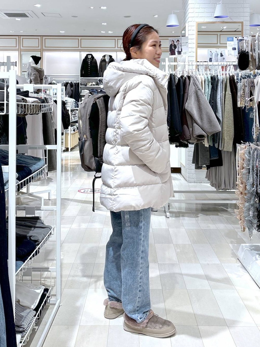 MiCA(GLOBAL WORK イオンレイクタウン)｜GLOBAL WORKのダウンジャケット/コートを使ったコーディネート - WEAR