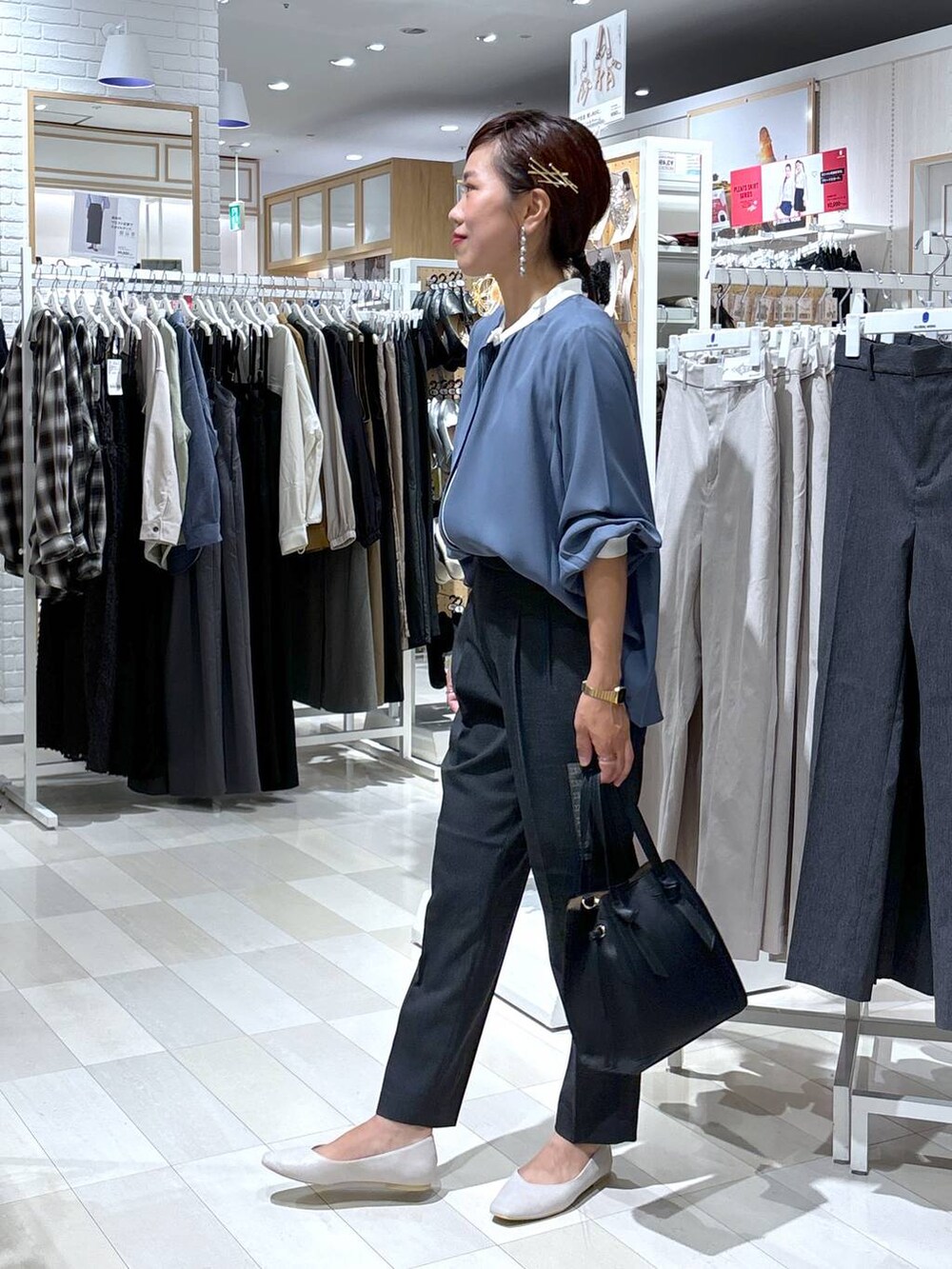 MiCA(GLOBAL WORK イオンレイクタウン)｜GLOBAL WORKのその他パンツを使ったコーディネート - WEAR