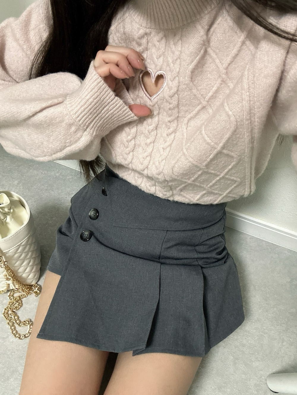 mame｜GRLのニット/セーターを使ったコーディネート - WEAR